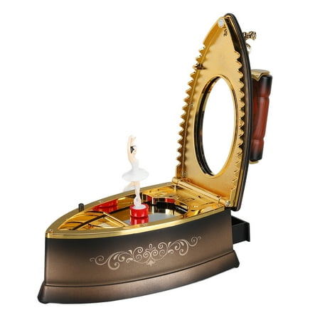 ANGGREK Vintage Electric Iron Modeling Musical Box Dancing Girl ...