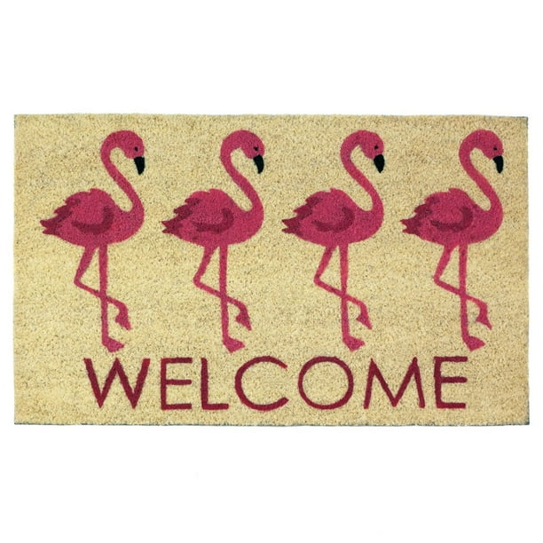 FLAMINGO WELCOME MAT - Walmart.com