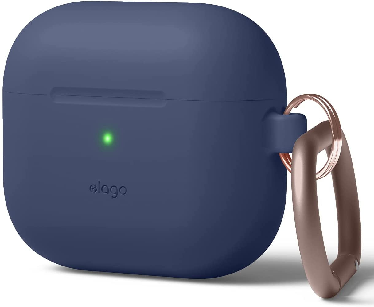 elago Silicone Case Compatible with AirPods 3 Case Cover - Carabiner ...