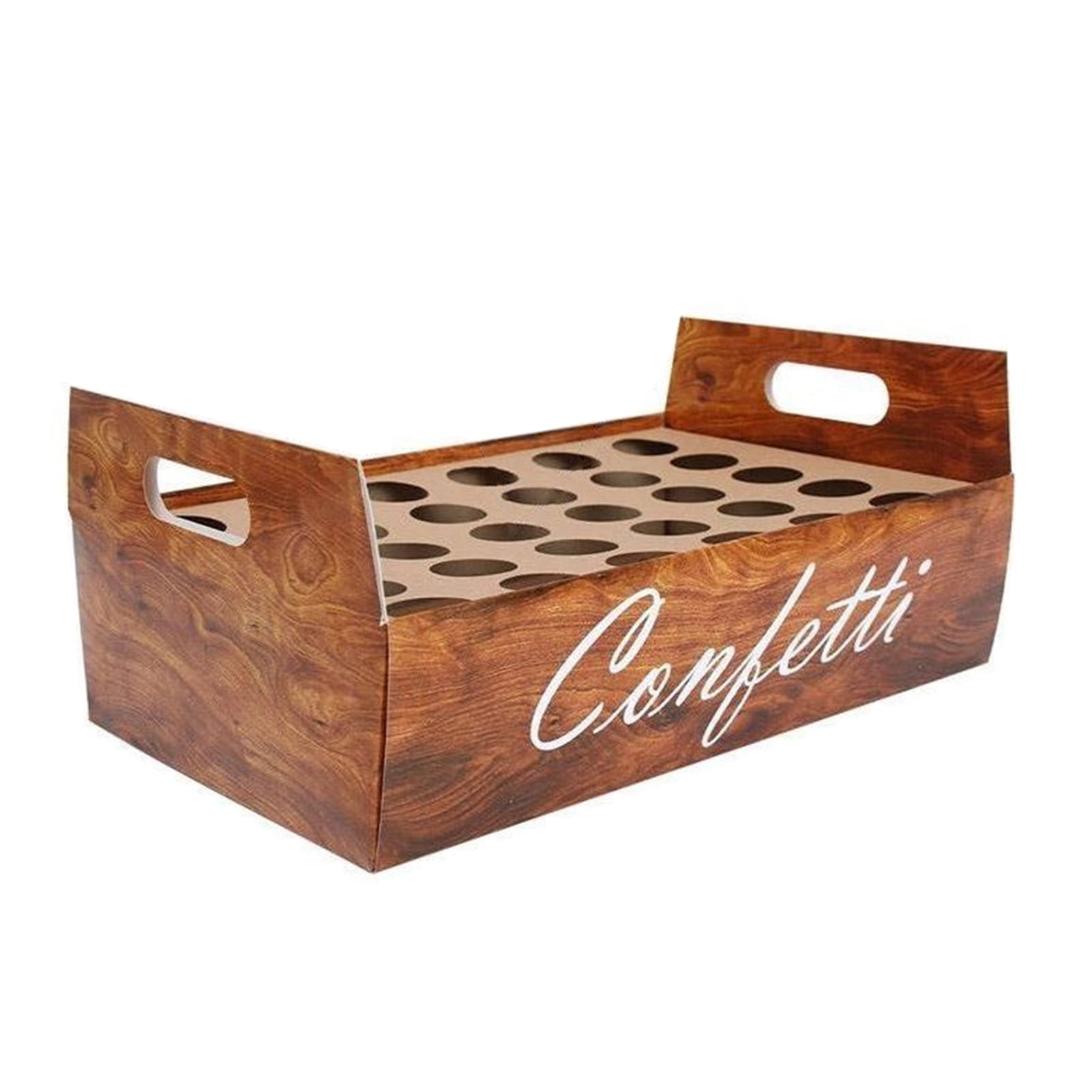 Leaveforme Confetti Cone Stand Box Tray - Wedding Confetti Holder Stand ...