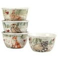 Certified International Winter Forest Animals Christmas Dinnerware Set ...