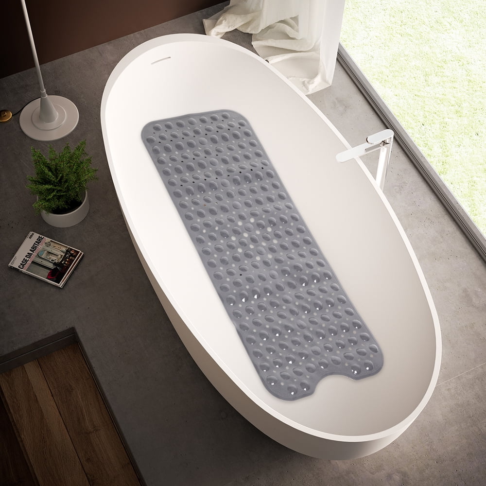 Topcobe Non Slip Bathtub Mat Shower Mats With Drain Holes Suction