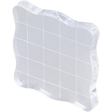 HUACA Clear Acrylic Blocks Acrylic Stamp Block Clear Stamp Blocks ...