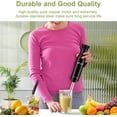Wancle Handheld Blender, 500W Turbo Immersion Blender, 304 Stainless Steel Blades, Compact ...