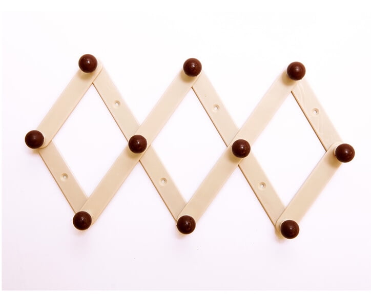 Expandable Wooden Hanging Rack for Hat, Coat, Keys,Bags,Coffee Mugs ...