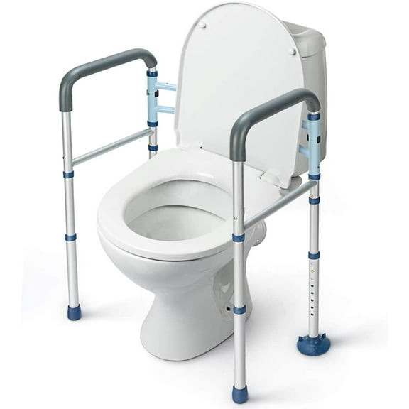 GF Health Lumex Versaframe Toilet Safety Rail, Adjustable Height ...