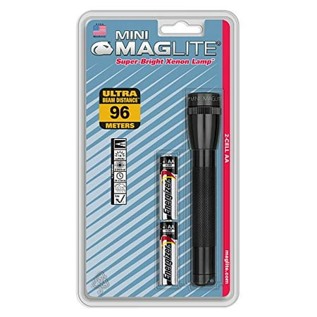 Maglite Mini Incandescent 2-Cell AA Flashlight, Black | Walmart Canada