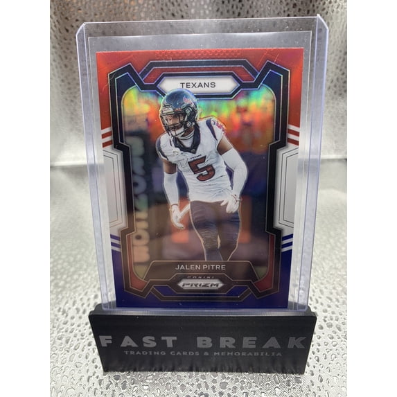 2023 Panini Prizm Red White Blue Jalen Pitre #120 Red White Blue ...