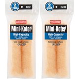 Wooster Mini Rollers,6"L,1/2"Nap,Knit,PK2 R231-6 - Walmart.com