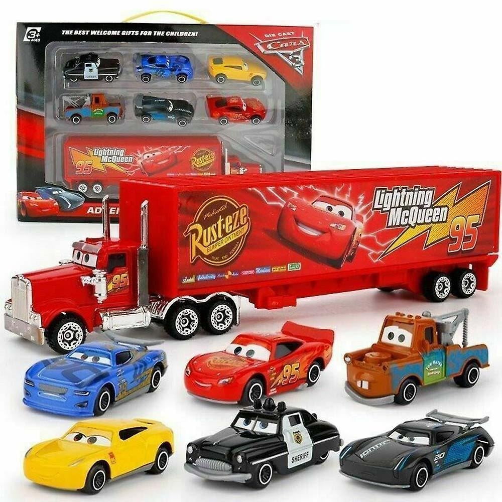 Click here for Czy 7-Piece Cars 2 Lightning Mcqueen Race Car & Ma... prices