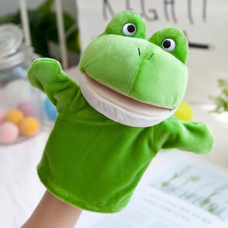 Kermit The Frog Puppet Fox Puppet Dinosaur Plush Hand Puppet With ...