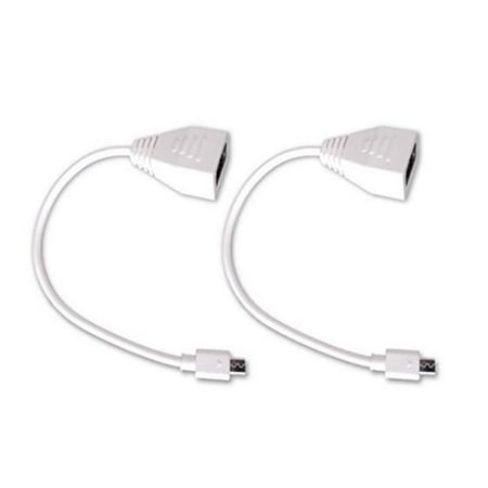 Zmodo USB-CONNECTOR-2 Micro USB to RJ45 Connector for Funlux sPoE ...