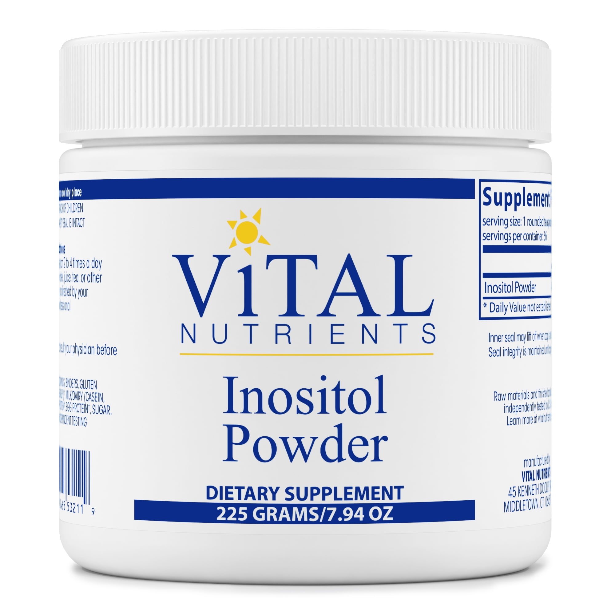 Vital Nutrients - Inositol Powder - Healthy Neurotransmitter Metabolism ...