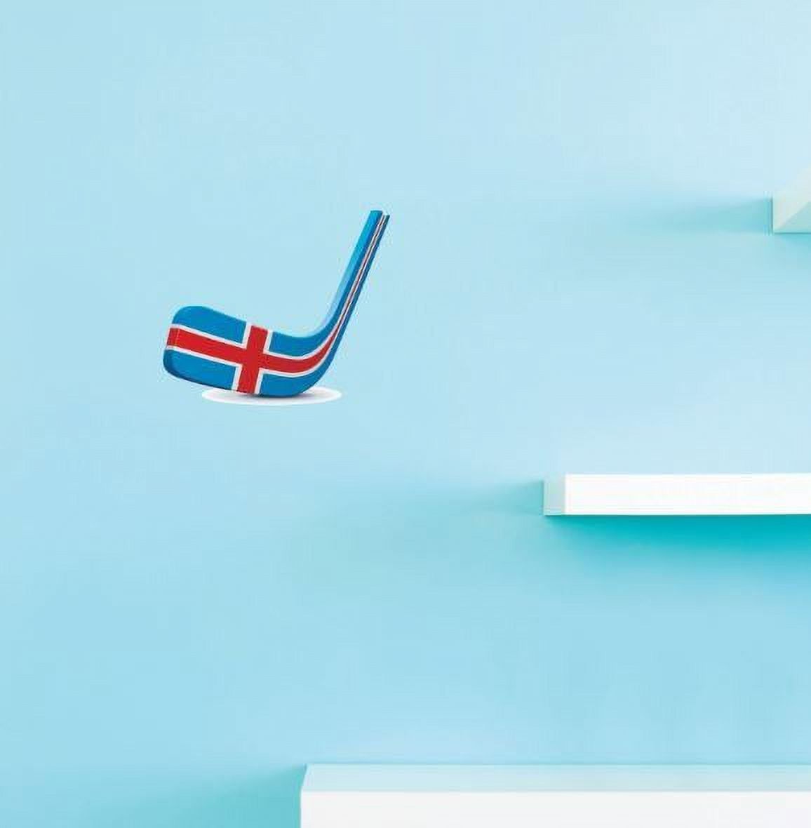 Vinyl Wall Decal Sticker : Iceland Hockey Puck Community Stick Sport ...