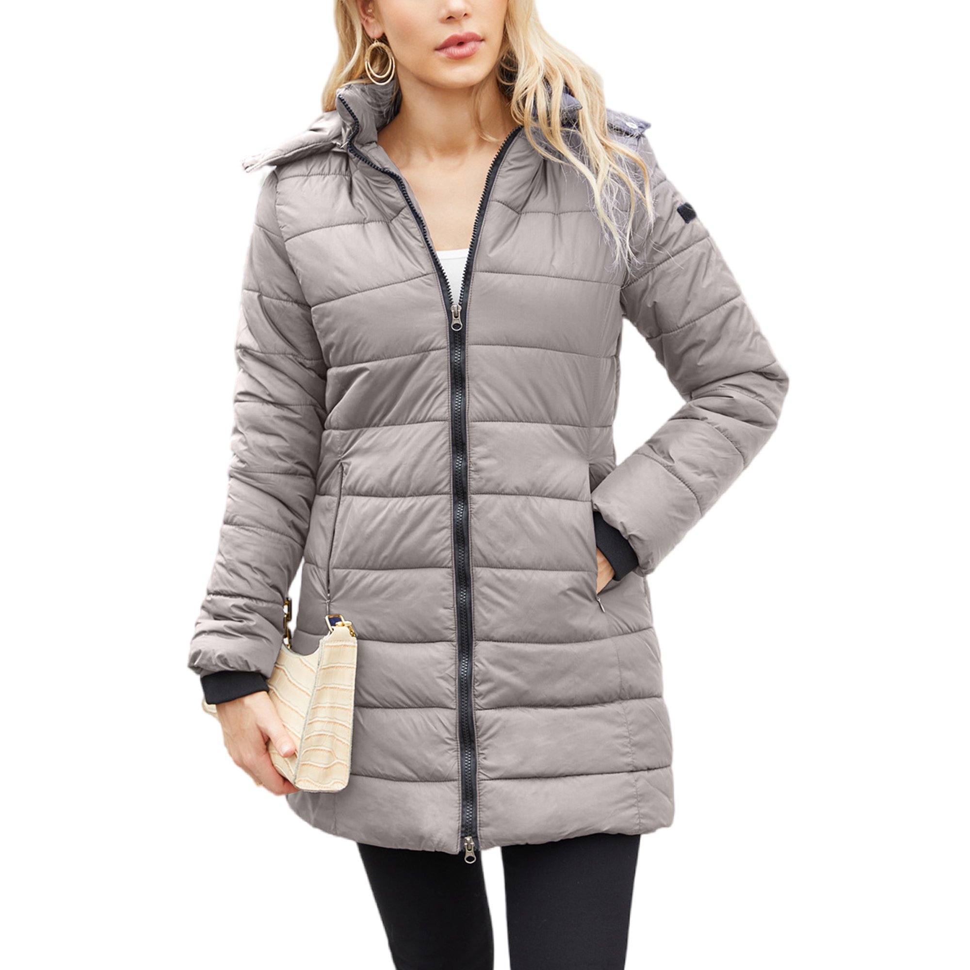 Click here for Fashnice Ladies Puffer Jacket Water-Resistant Down... prices