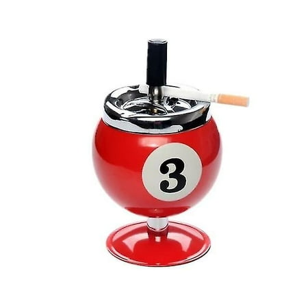 Ashtrays pool billiard ball design ashtray creative portable metal ...