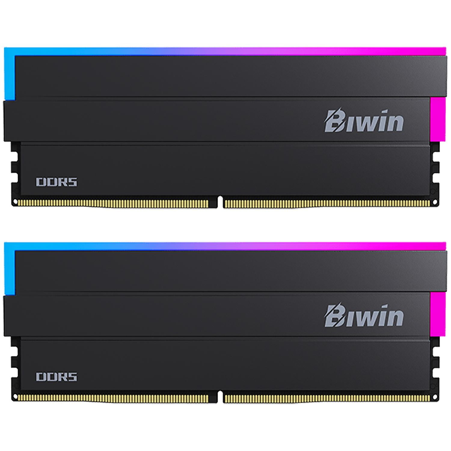 Memoria RAM DDR5 32GB 6800MT/s BIWIN DW100 RGB 2x16GB negro | Bodega ...