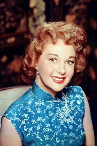 Susan Hayward beautiful color portrait in blue dress 24x36 Poster ...