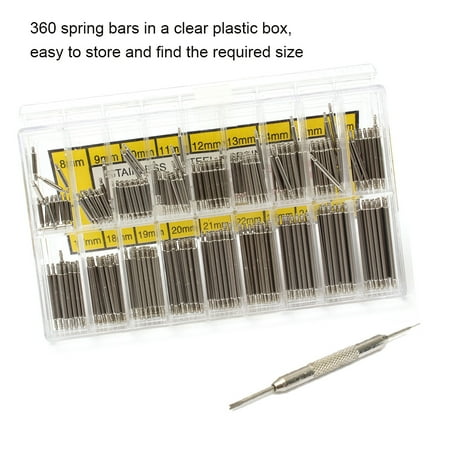 360 Pieces/Kit Watch Strap Screw Bar Repairing Universal Watch Strap ...