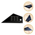 Black Guitar String Action Gauge Ruler for Precise Acoustic and ...
