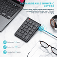 Bluetooth Wireless Numeric Keypad with Bluetooth Number Keypad Black ...