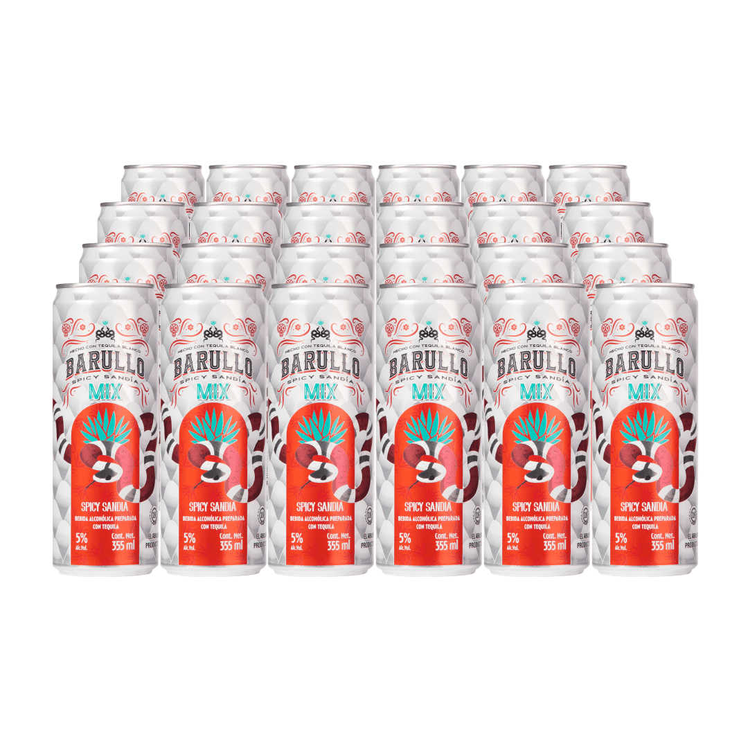 Barullo Mix Spicy Sandía - 24 Pack Barullo Bebida Preparada con Tequila ...