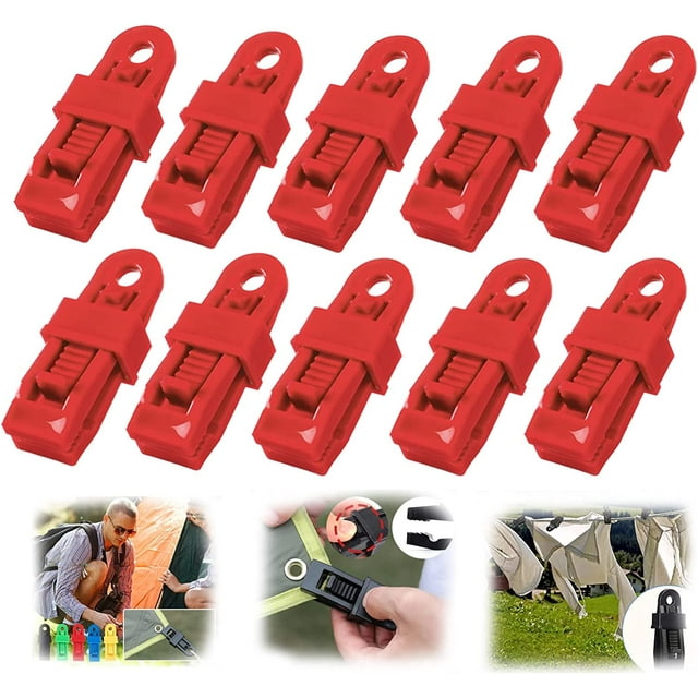 New Shade Cloth Plastic Clips, Reusable Tarp Clamps Awning Tarp Clamps ...