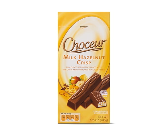Choceur Milk Hazelnuts Chocolate Bars & Crisp Bars (2 Bars) - Walmart.com