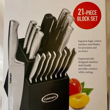 Mercer Culinary Genesis 6-Piece Forged Knife Block Set, Tempered Glass ...
