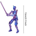 T13 Action Figure Set Assembly Completed 3d Printed Multi Jointed
