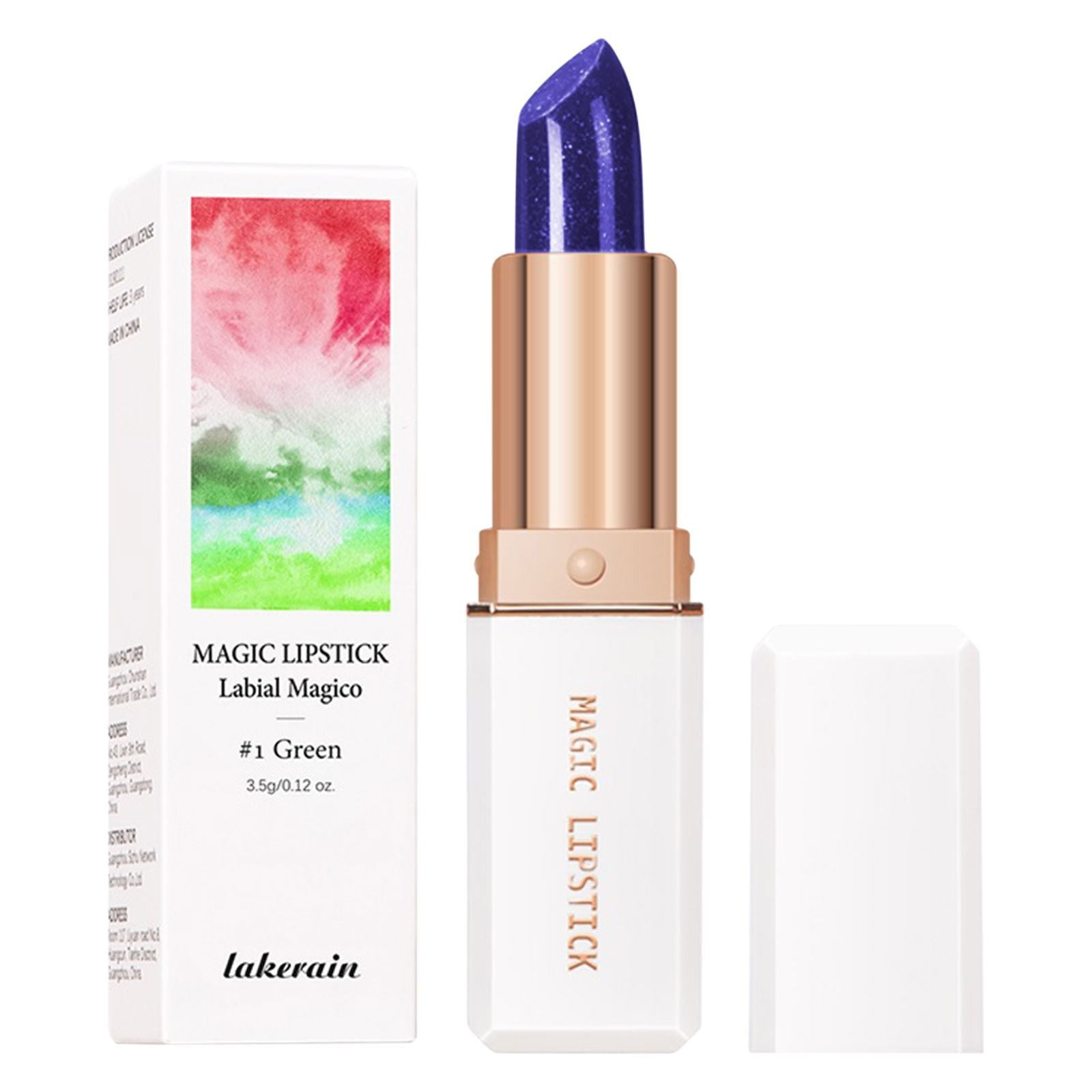 GWAABD Lip Gloss Color Temperature Change Lipstick Non Stick Cup Long ...