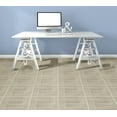 PowerSellerUSA Tivoli Self Adhesive Vinyl Floor Tiles, 45 Pcs ...