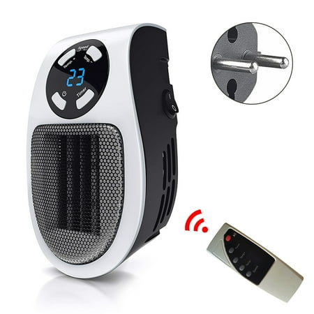 350W Space Heater, Programmable Wall Outlet Space Heater As Seen On Tv ...