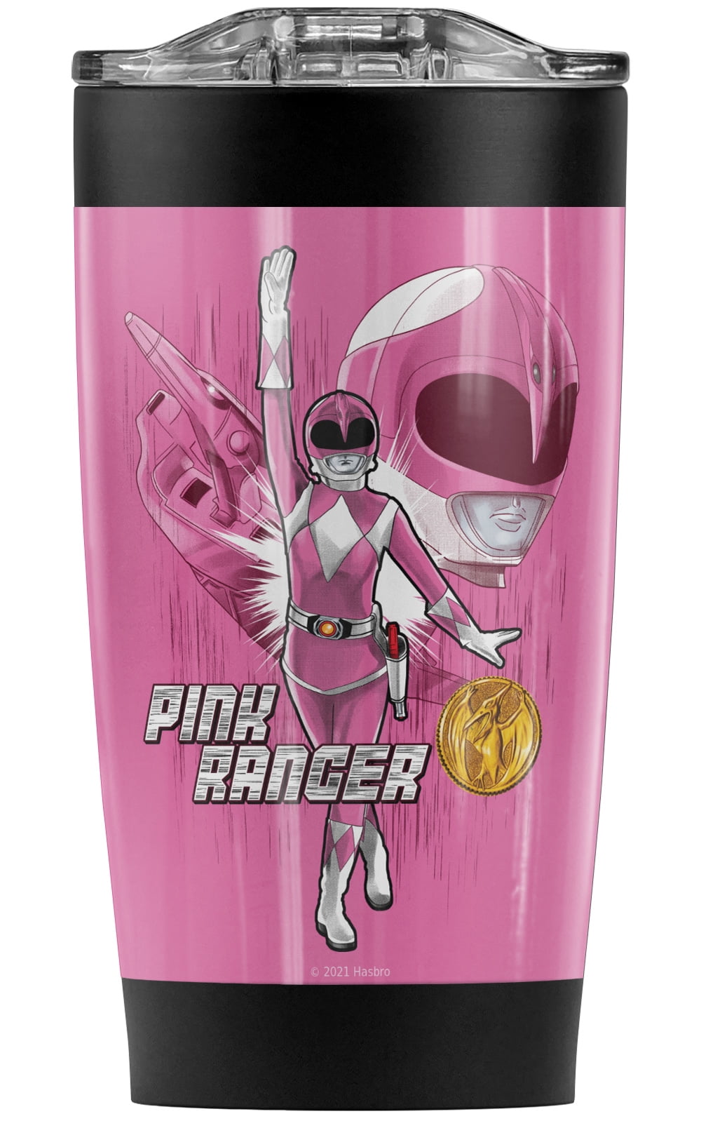 Power Rangers/Pink Ranger Stainless Steel Tumbler 20 oz Coffee Travel ...