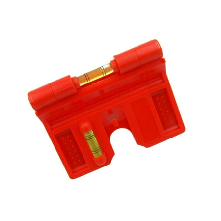 Magnetic Post Level Red Adjustable Tube Leveller Tube Precision Angle ...