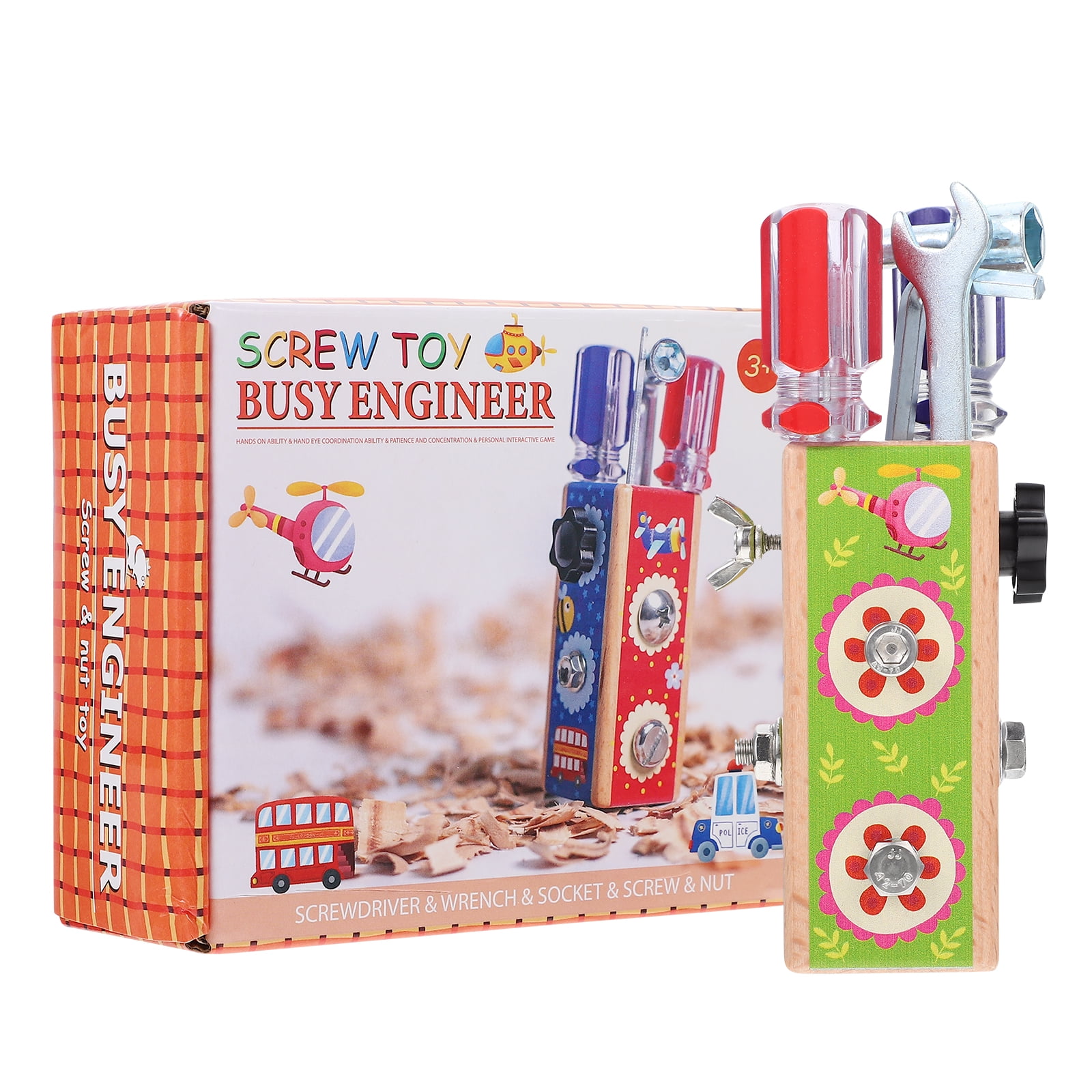 Click here for Amosfun Wooden Screw Toy Early Education Toy Multi... prices