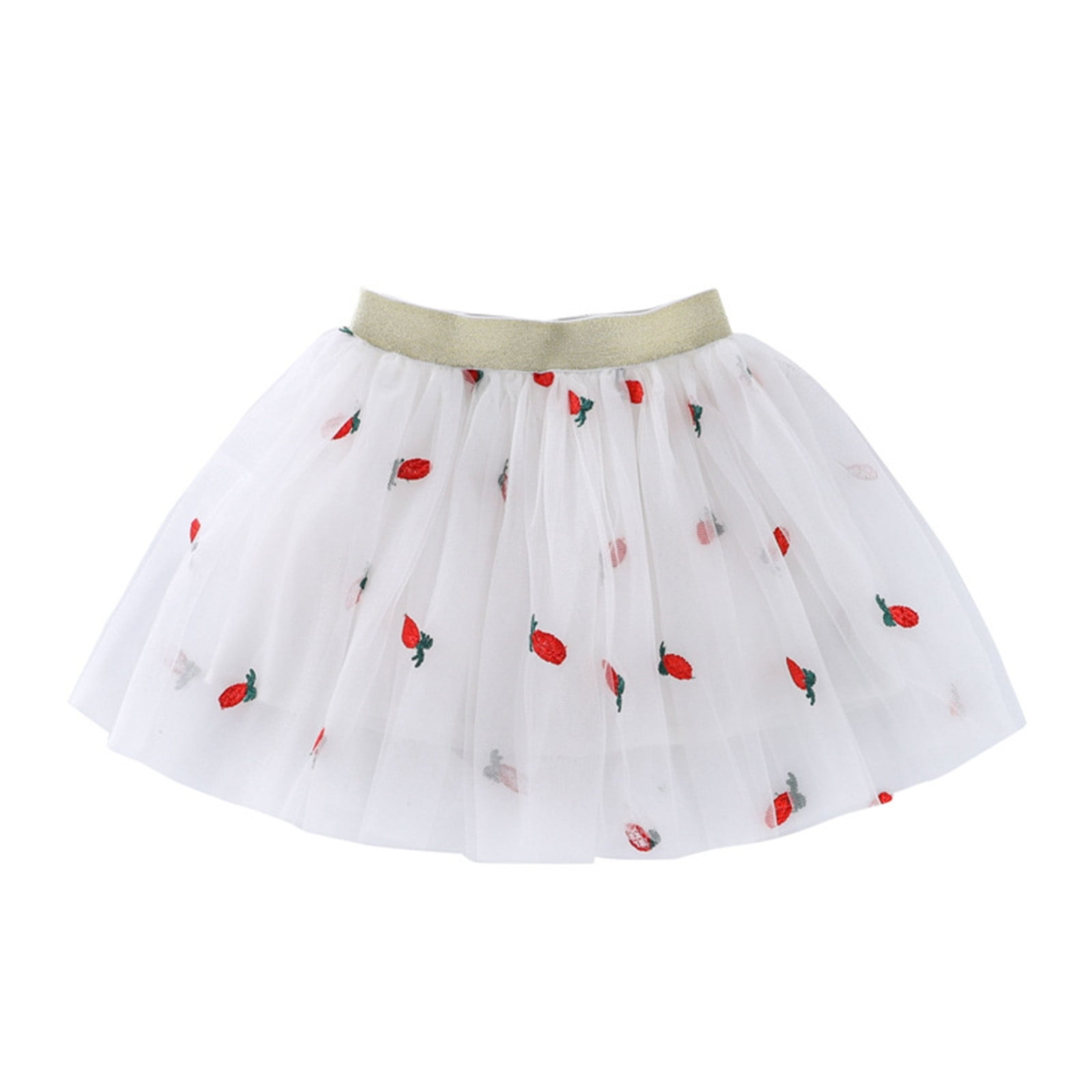 Click here for Pmvfhde Girls Mini Skirts Kids Embroidery Tutu Ski... prices