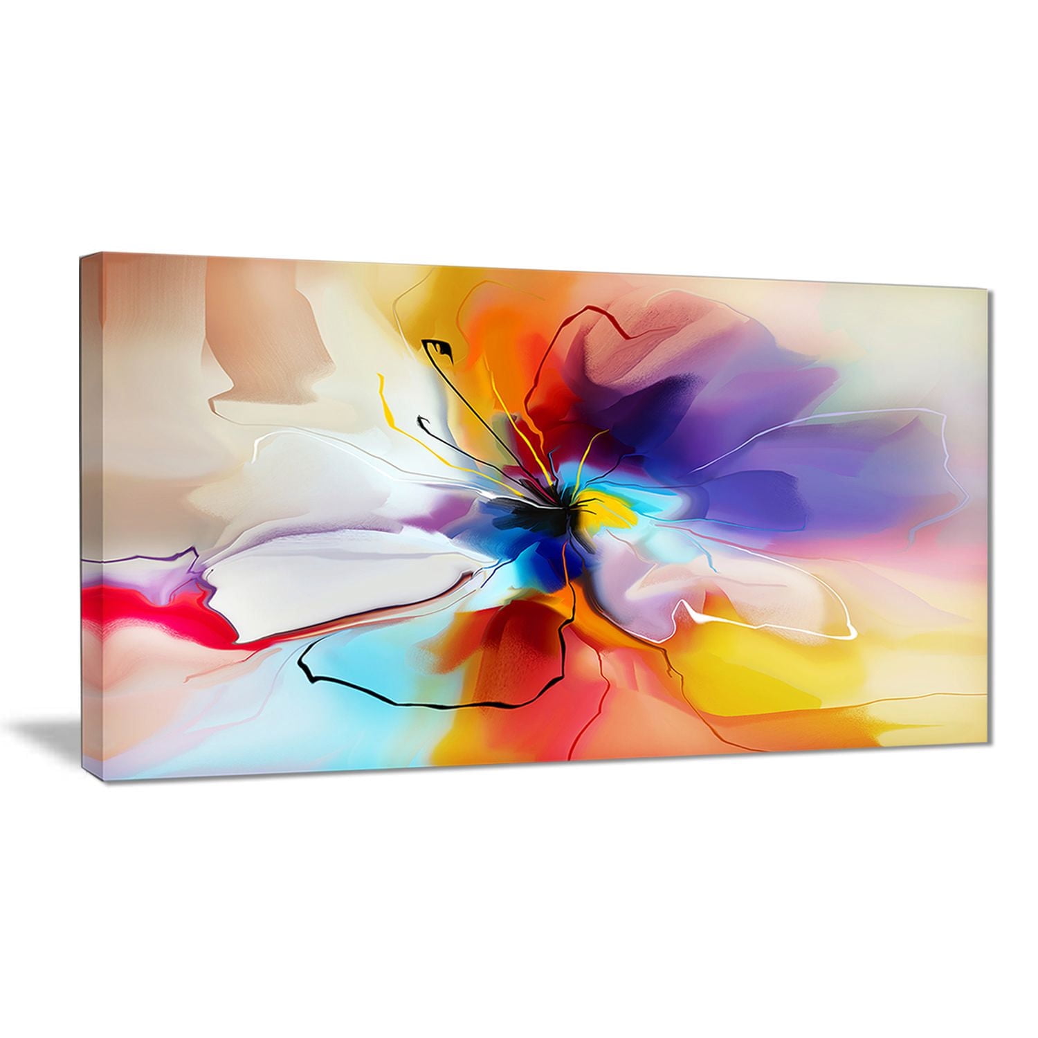 Click here for Designart Design Art Creative Flower In Multiple C... prices