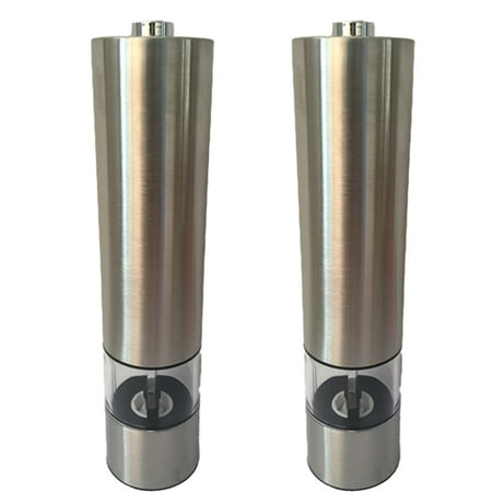 Electric Salt and Pepper Grinder - Automatic, Refillable, Battery ...