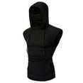 BUIGTTKLOP Sleeveless Shirts for Mens Hooded Tank Tops with Face Mask ...