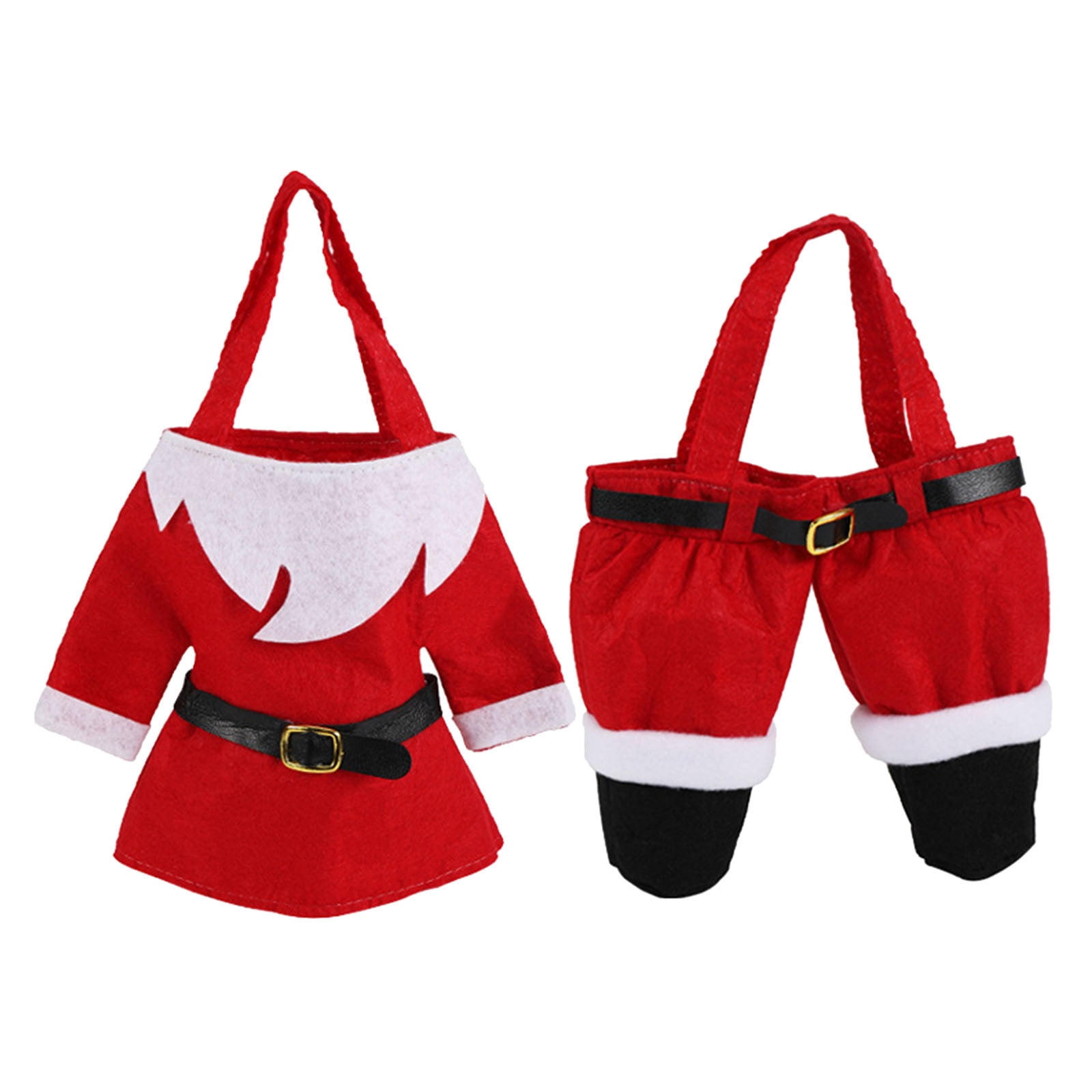 Takeoutsome Christmas Gift Bag Santa Trouser Bag Christmas Gift Candy ...