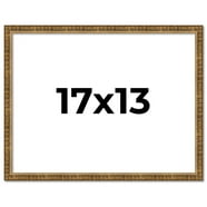 13x17 Frame Black Solid Wood Picture Frame | 0.75 Inch Moulding Width ...