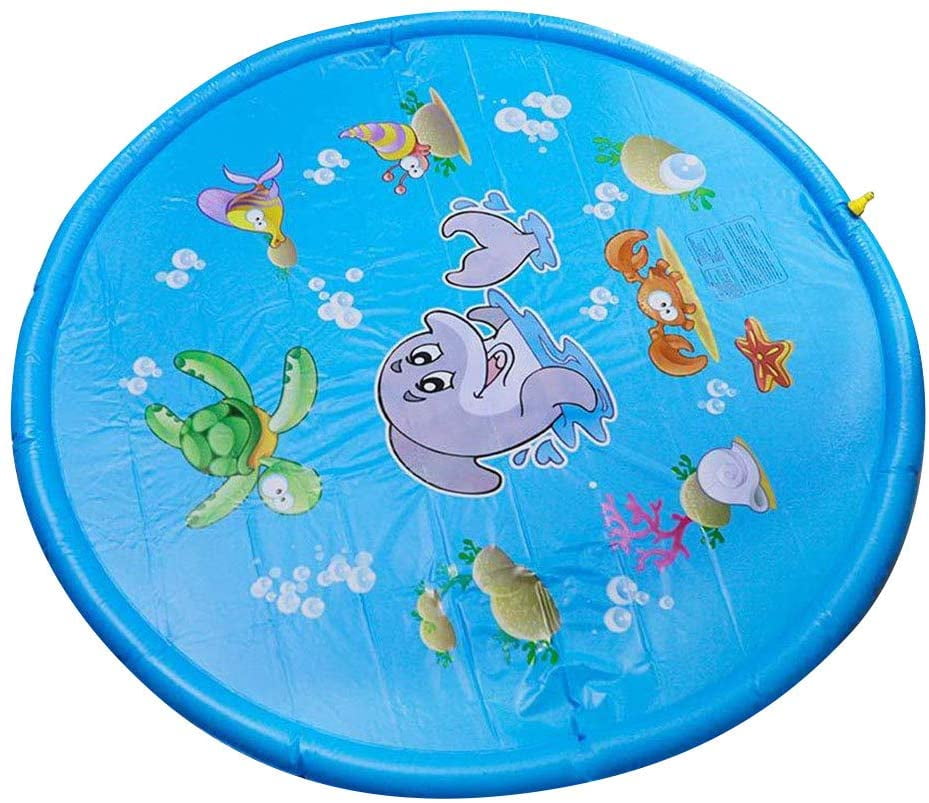 Splash Pad, Sprinkler Play Mat, Summer Garden Water Toy Kids Baby Pool ...