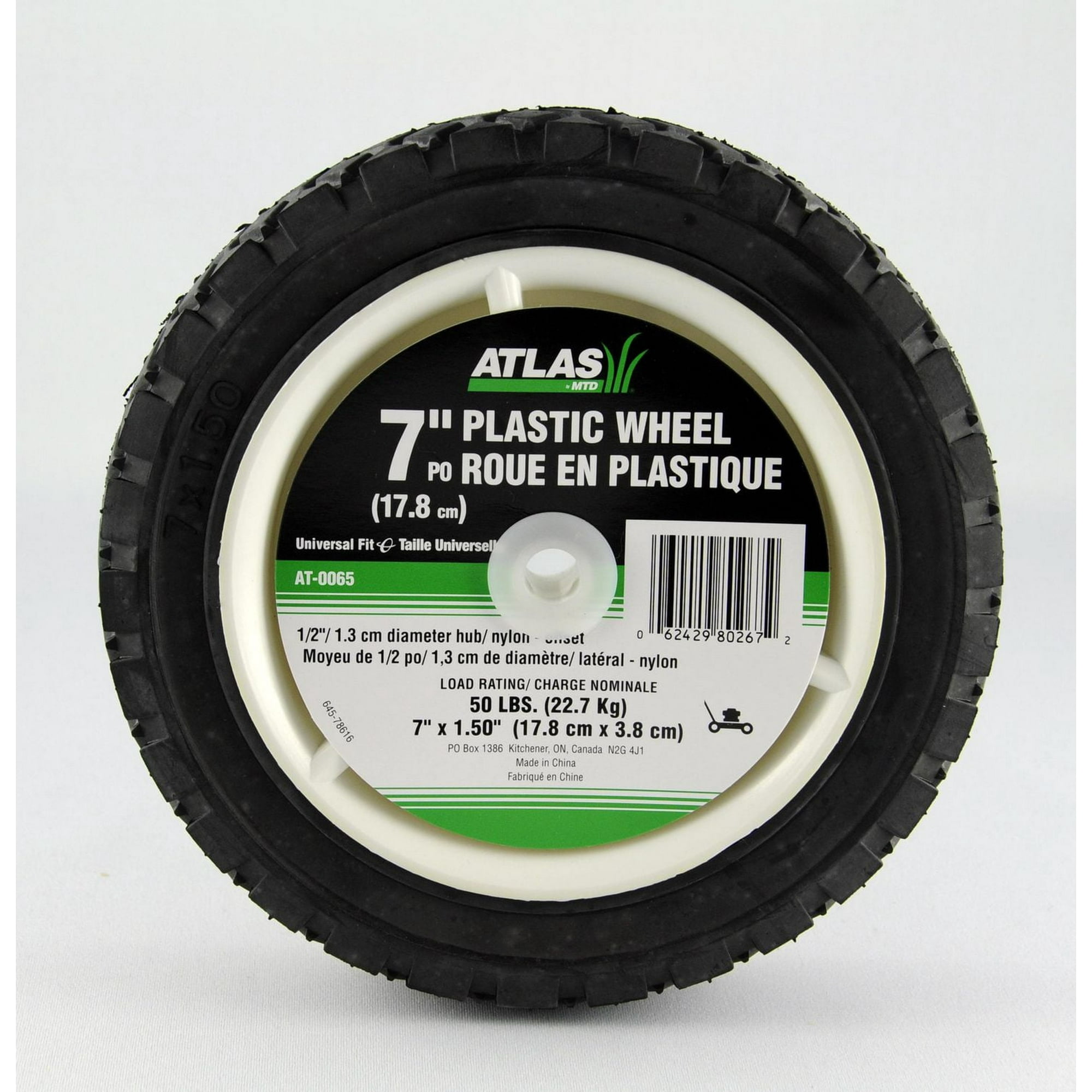 Click here for Atlas 7-Inch Universal Plastic Wheel prices