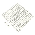 100pcs Fishing Sinker Eyes Eyelets, Brass Screw Guides Wire Inserts for ...
