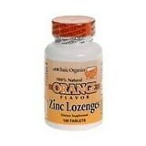 Basic Organics Natural Flavor Zinc Lozenges, Orange, 100 Tablets ...