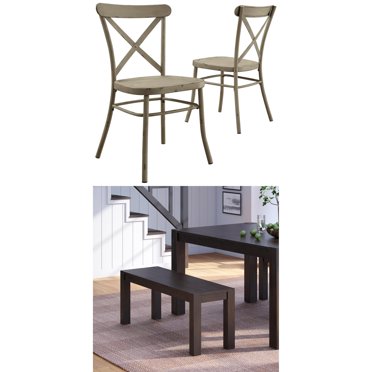 Better Homes and Gardens Bankston Dining Chairs (Set of 2) and Dining ...