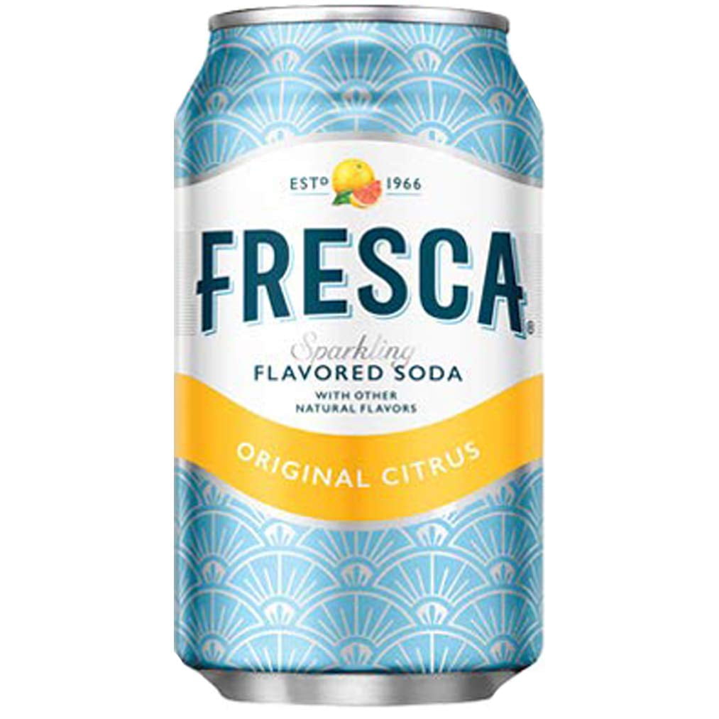 Fresca Soda, Sparkling Flavored, Original Citrus, Fridge Pack, 144 Fl ...