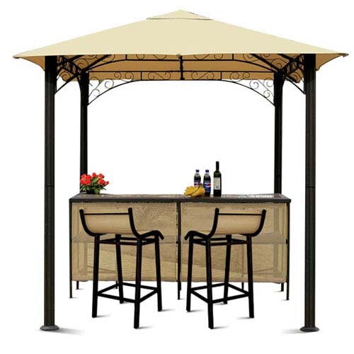 Garden Winds Replacement Canopy Top for 8 x 8 Pavillion Barzebo ...