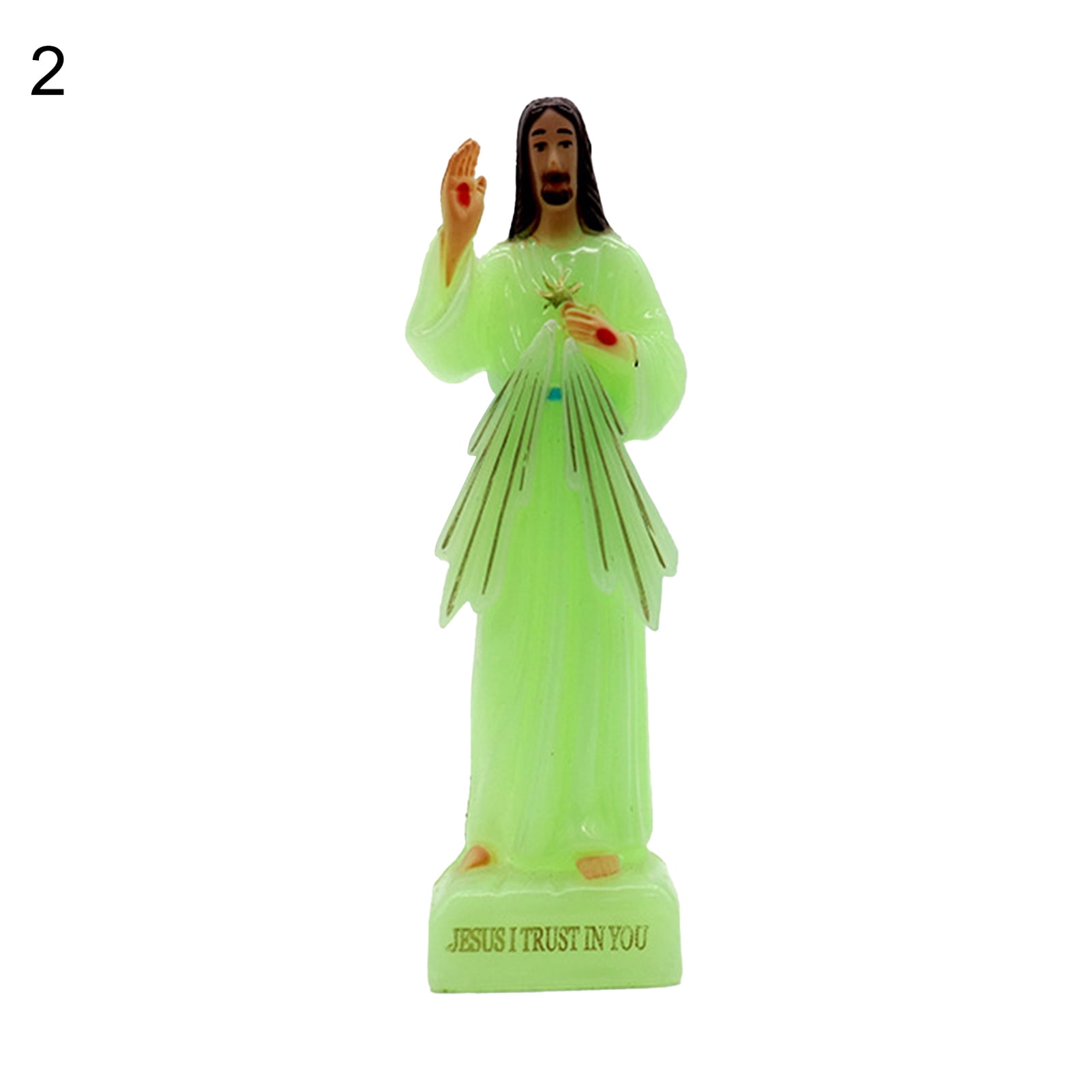 Greenred Ornamental Jesus Figurine Handmade Plastic Smooth Edges ...